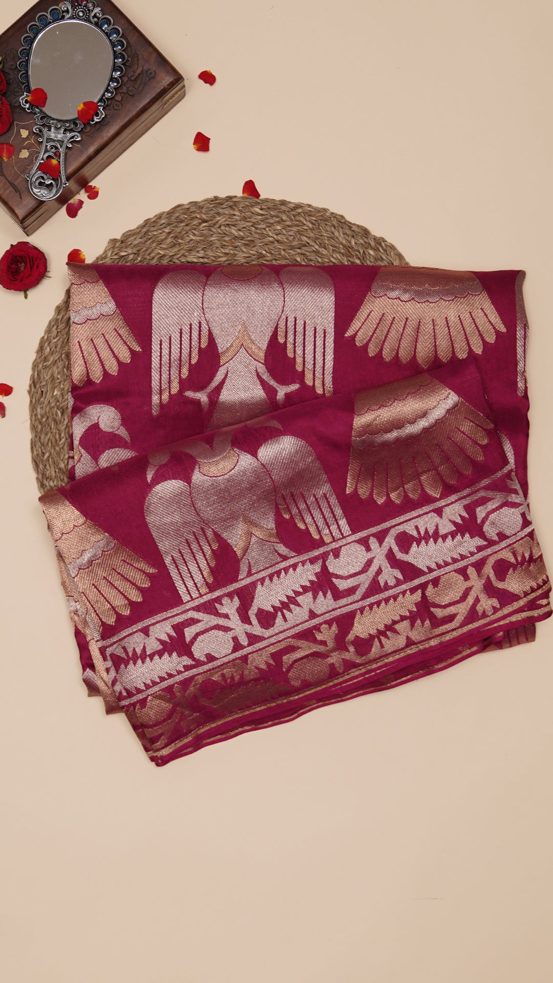 Burgundy Maathka Silk Fancy Designer Saree | Vaarahi Silks – Vaarahi silks